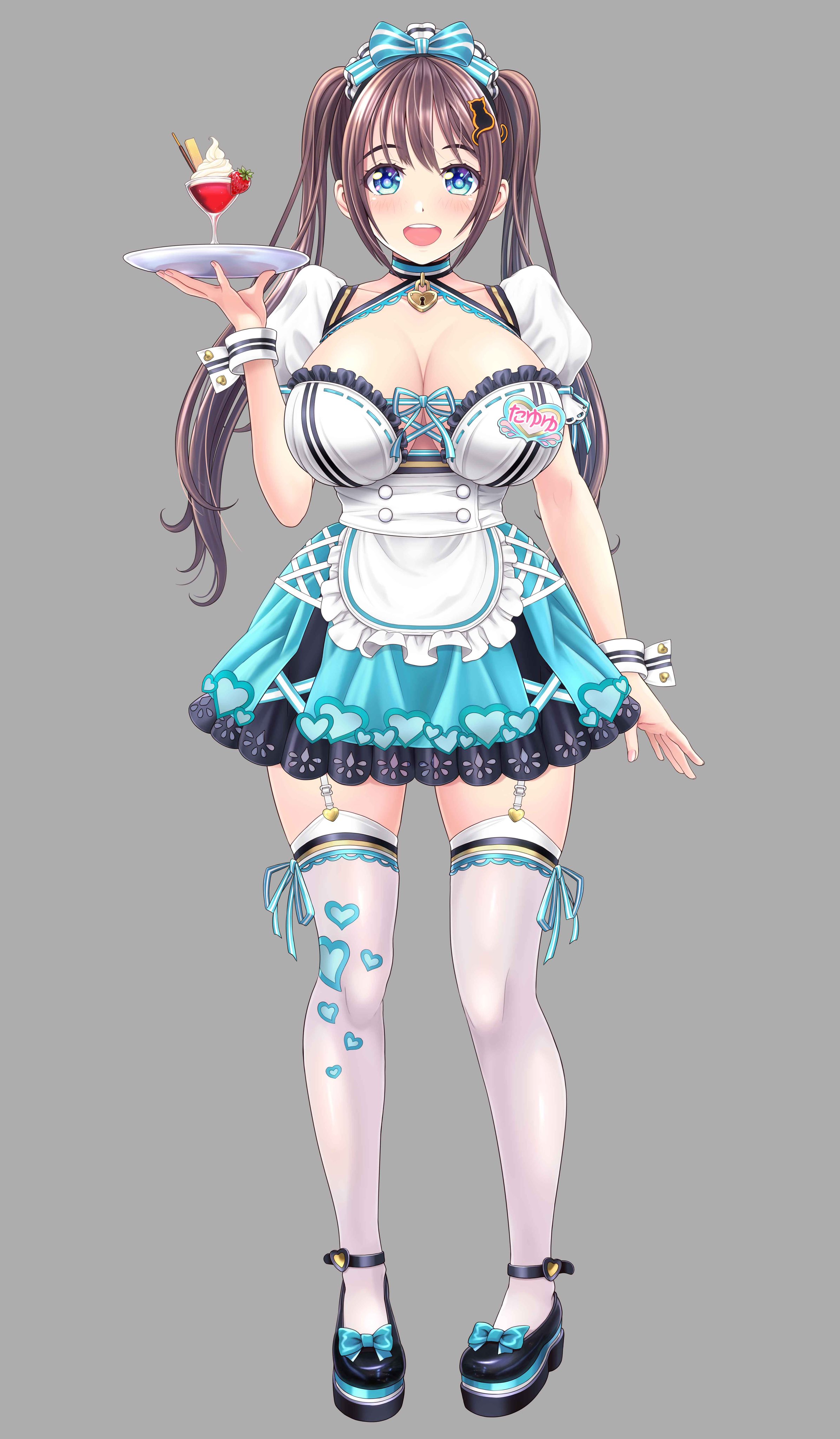 mag kan v-mag tayuyu (v-mag) character design maid no bra stockings thighhighs transparent png ...